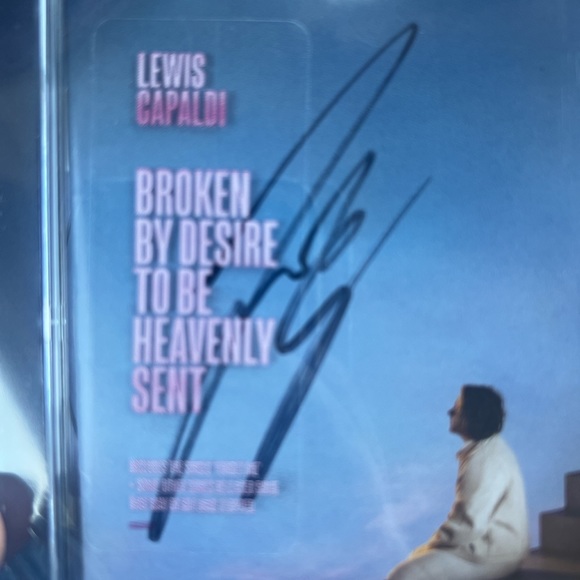 Media | Signed Lewis Capaldi Broken By Desire To Be Heavenly Sent ...